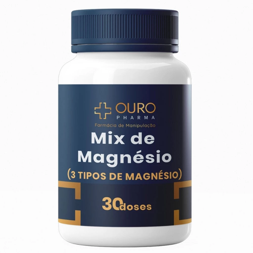 Mix Poderoso de Magnésio 3 TIPOS DE MAGNÉSIO Treonato + Bisglicinato ...
