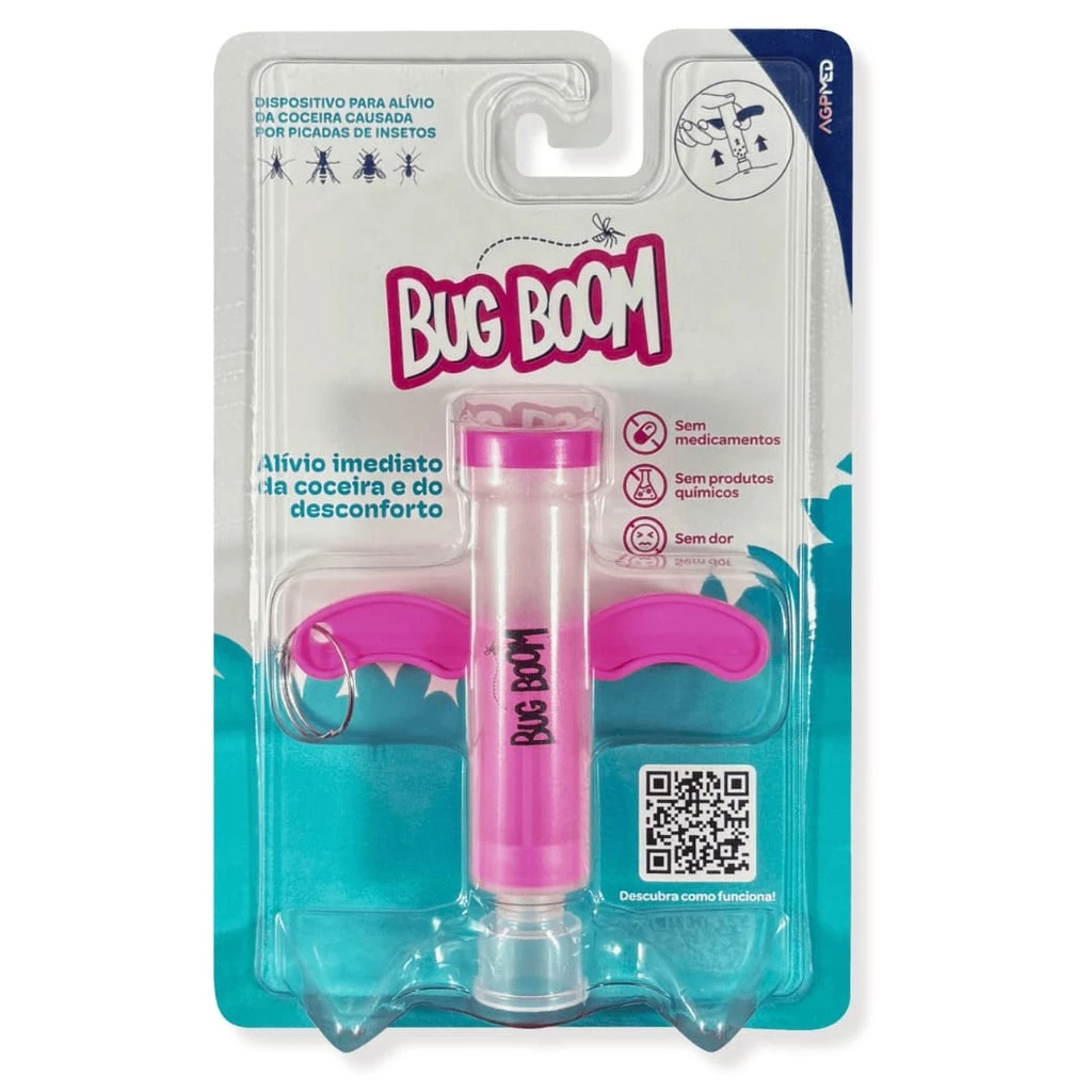 Bug Boom Rosa Alivia A Coceira Tira Picada Inseto Formiga | Venha Saúde ...