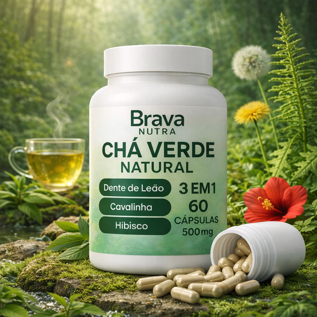 Chá Verde + Hibisco, Cavalinha e Dente-de-Leão | Fórmula Natural em ...